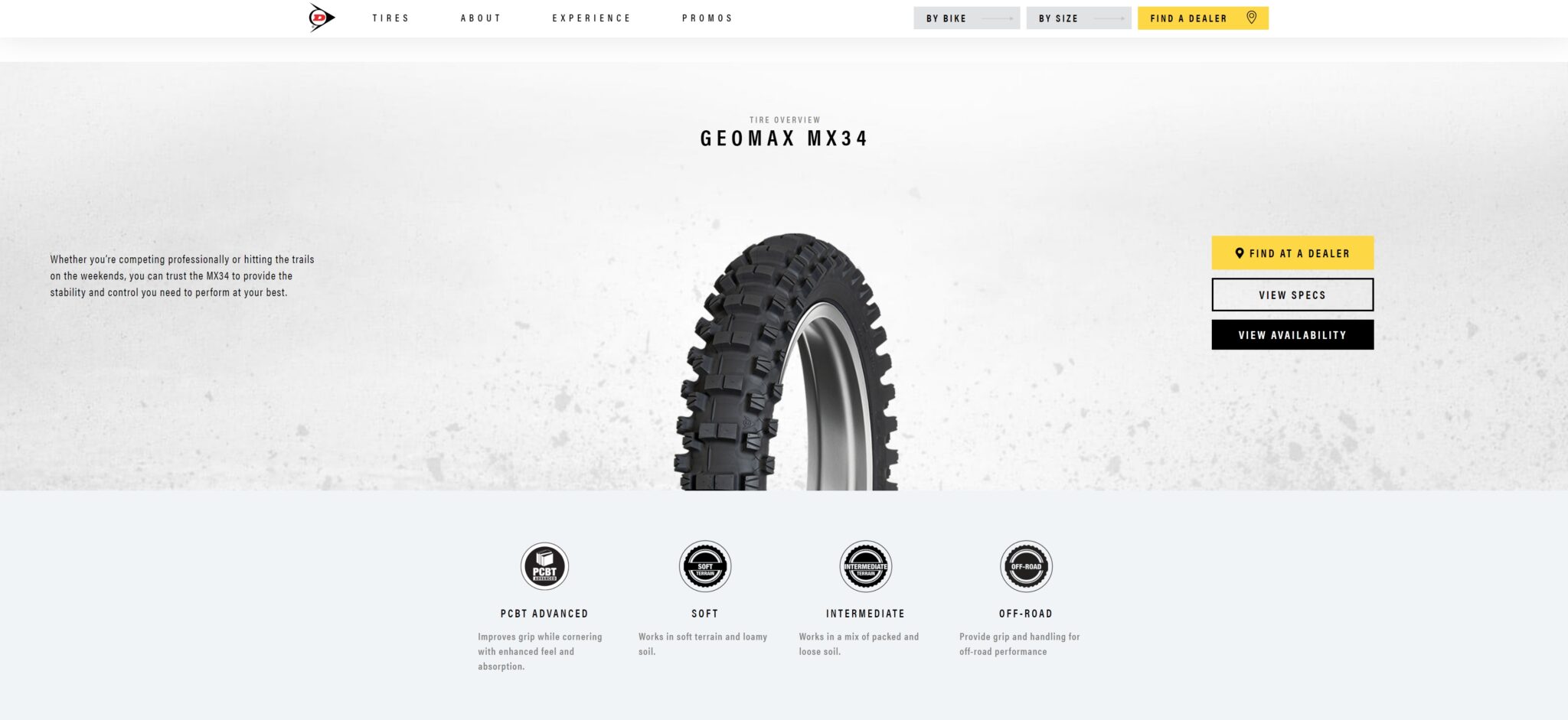 ダートバイクプラスブログ|DUNLOP・GEMOMAX MX34とは