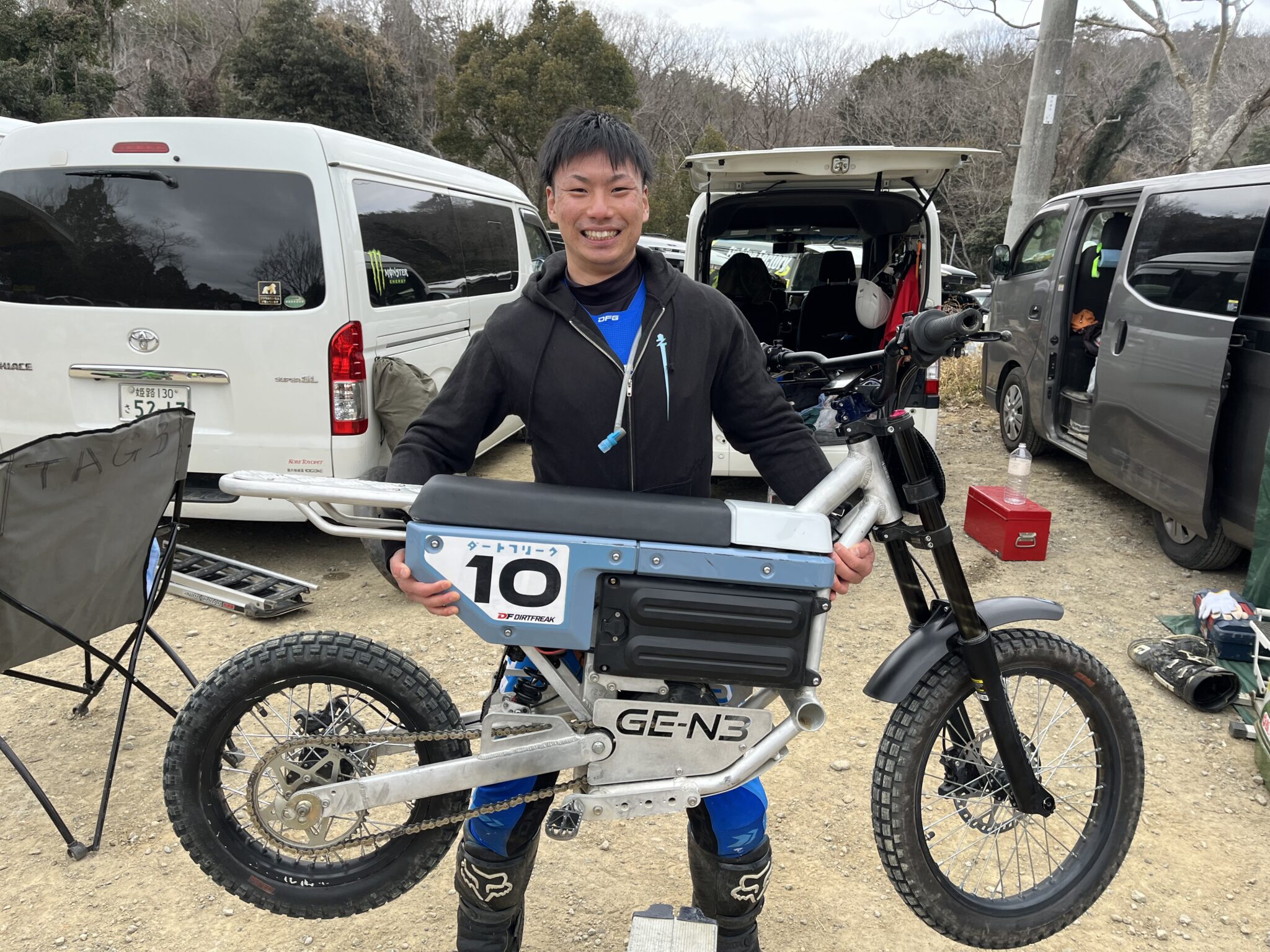 ダートバイクプラスブログ|話題の電動ミニバイクGE-N3で耐久レース！